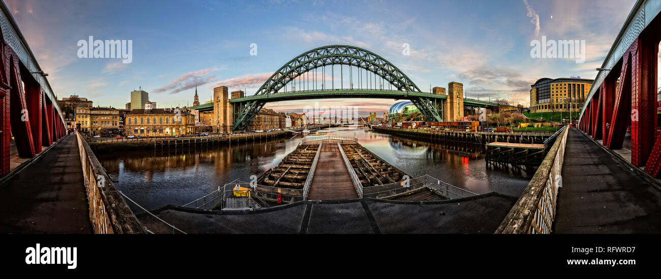 Panorama de newcastle upon tyne Banque de photographies et d’images à ...