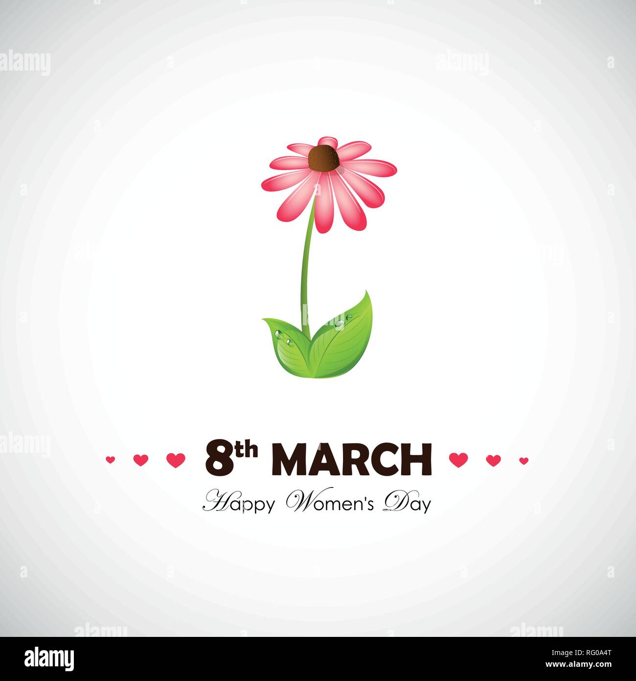 Carte de 8 mars Banque d'images vectorielles - Alamy