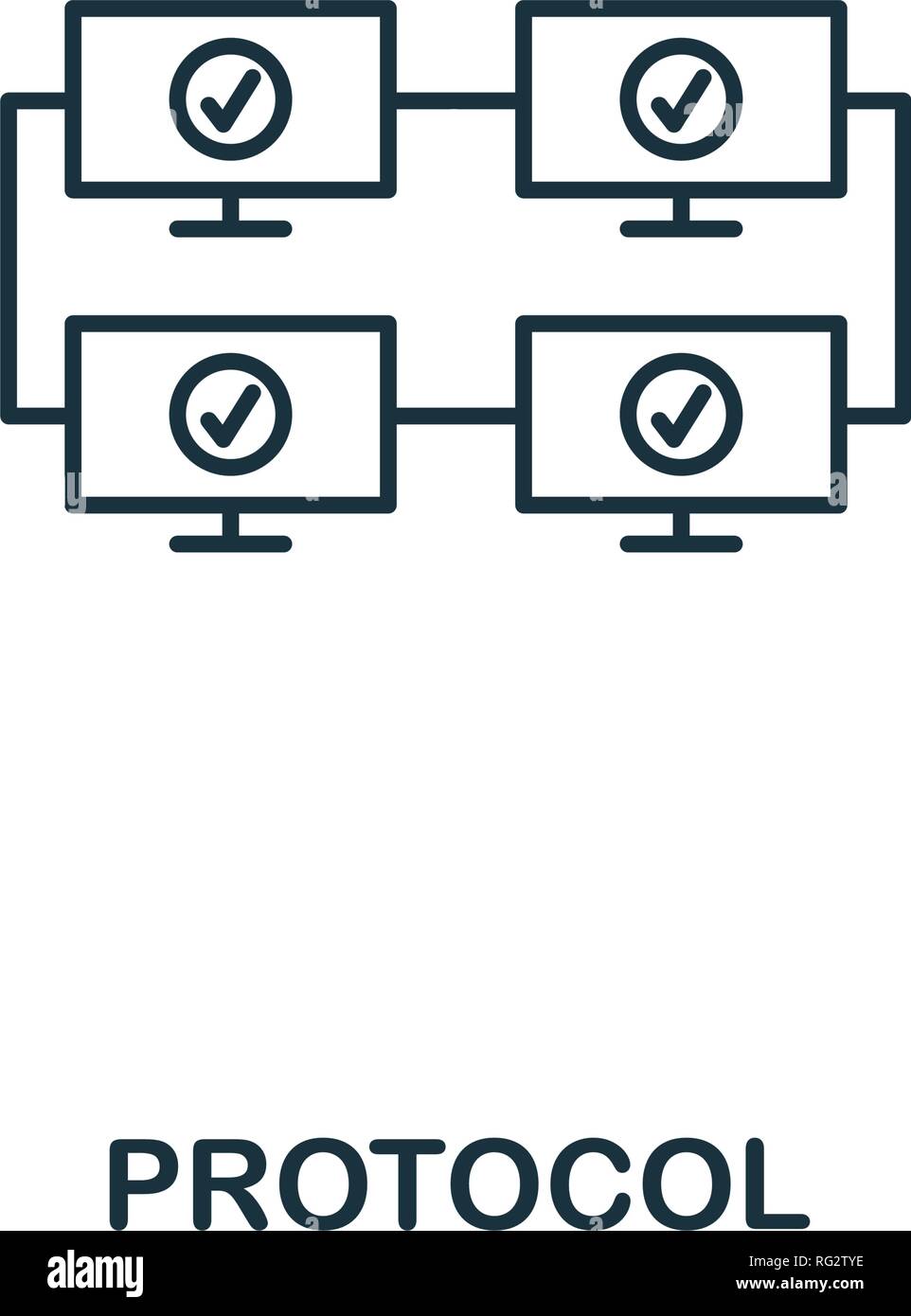 Protocole web Banque d'images vectorielles - Alamy