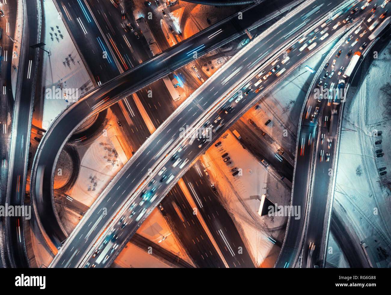 Jonction des autoroutes Banque de photographies et d’images à haute ...