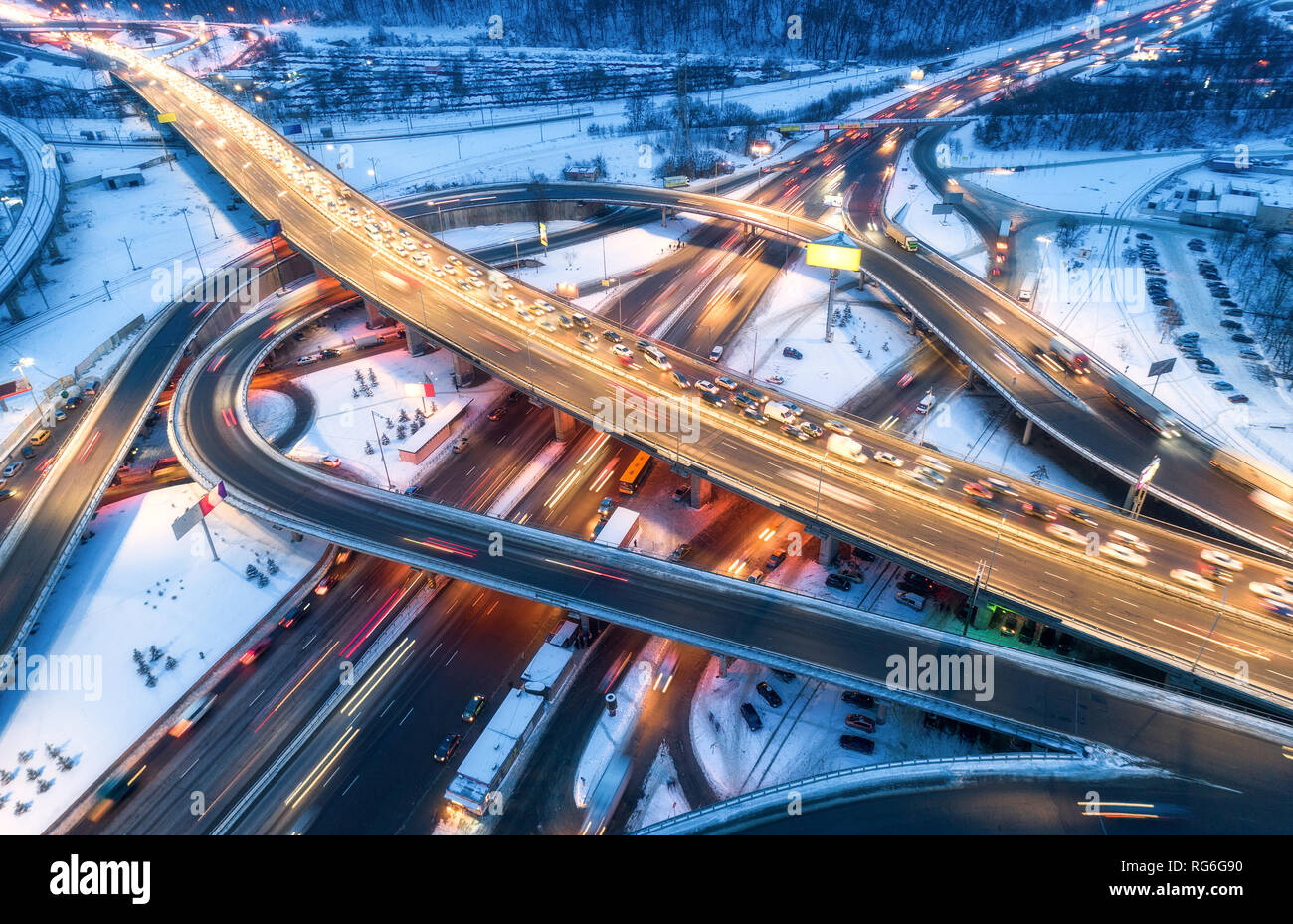 Jonction des autoroutes Banque de photographies et d’images à haute ...