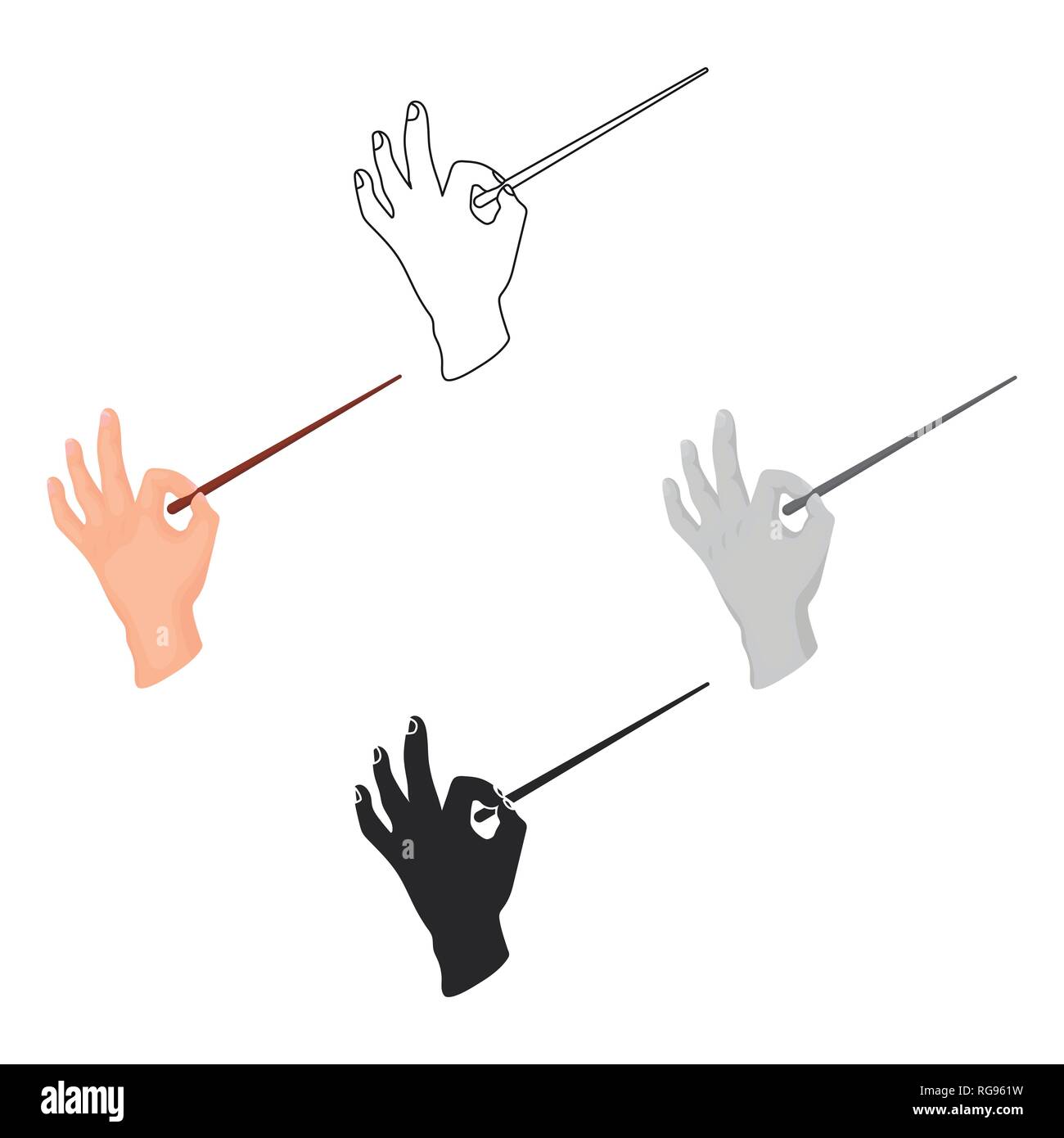 Baton,art,caricature,compositeur,classique,concert,orchestre ...