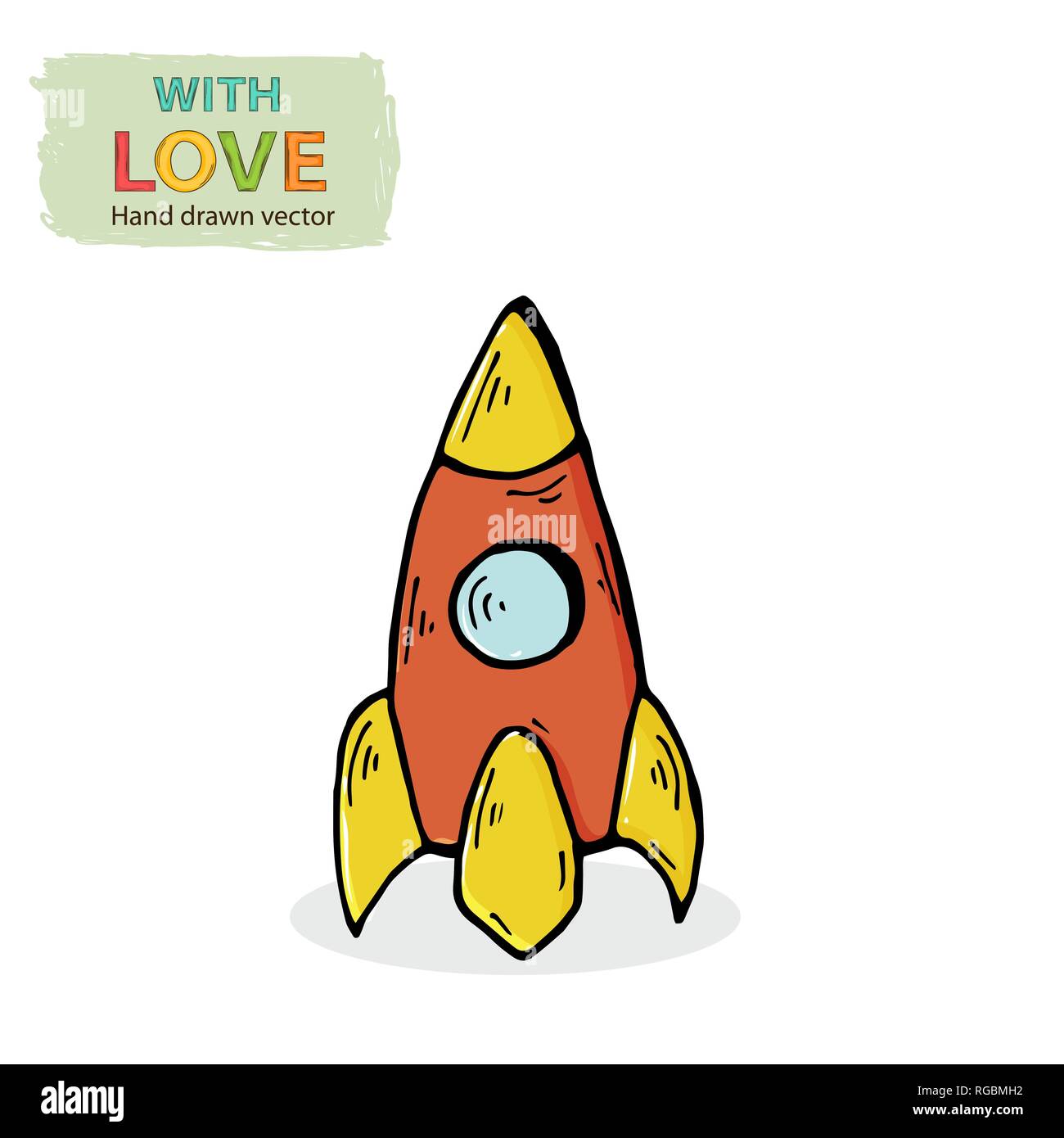 Toy spaceship Banque d'images vectorielles - Alamy