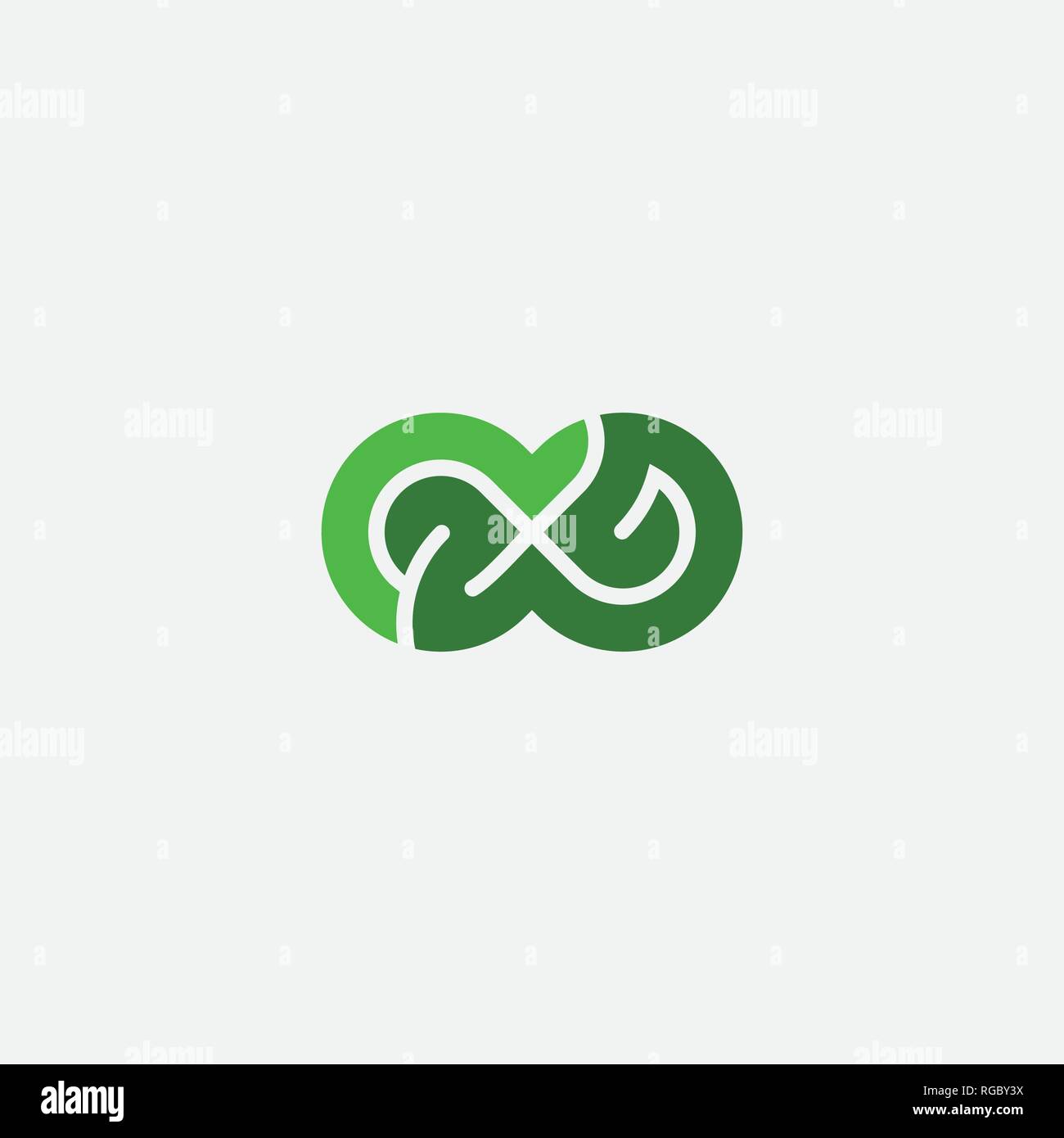 Logo infini Banque d'images vectorielles - Alamy