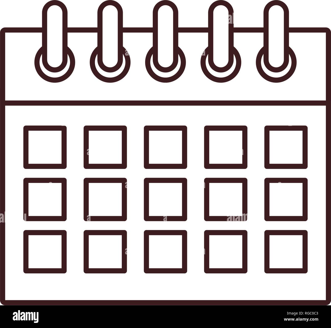 Calendrier Date de cartoon Image Vectorielle Stock - Alamy