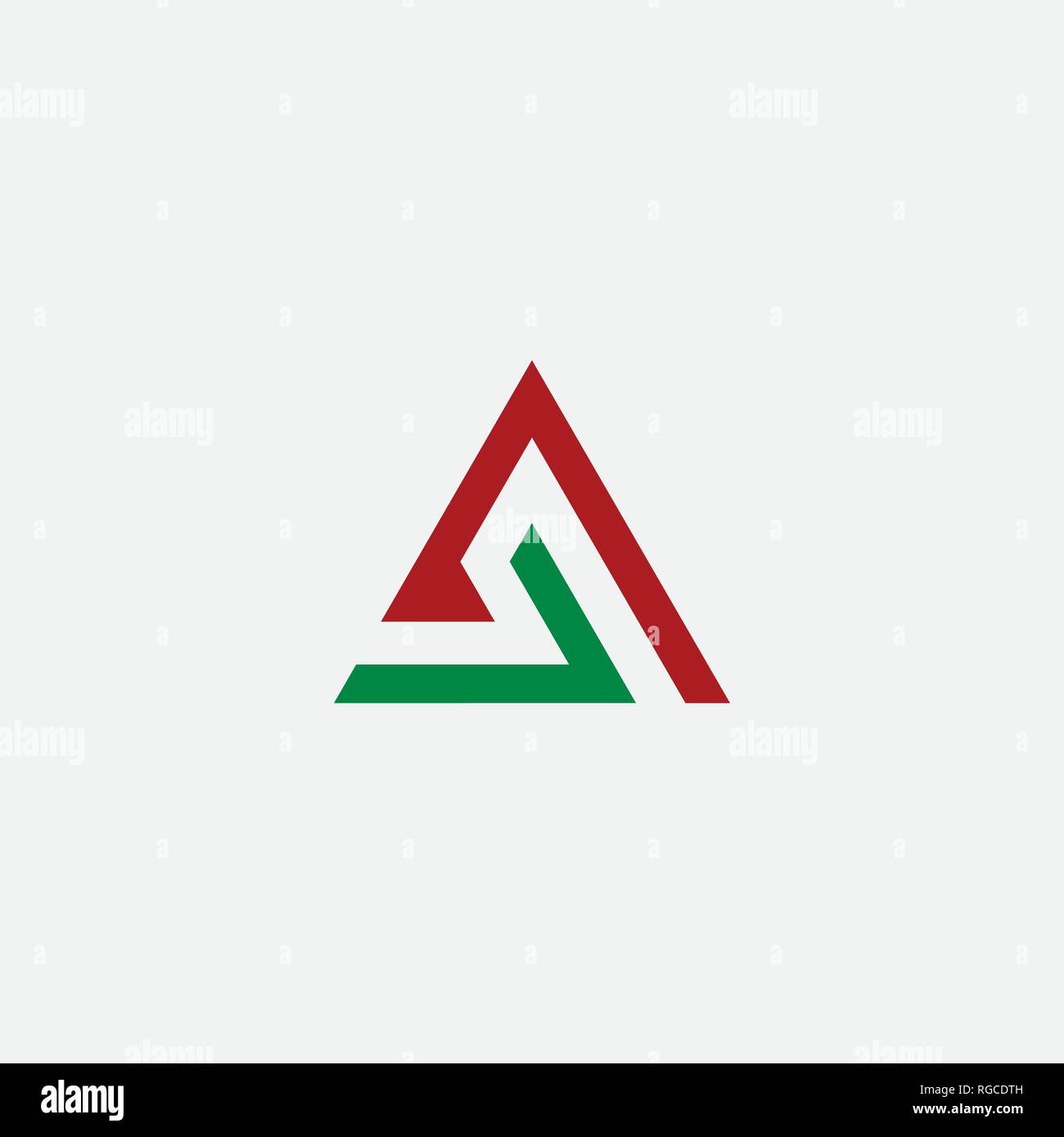 Triangle abc Banque d'images vectorielles - Alamy