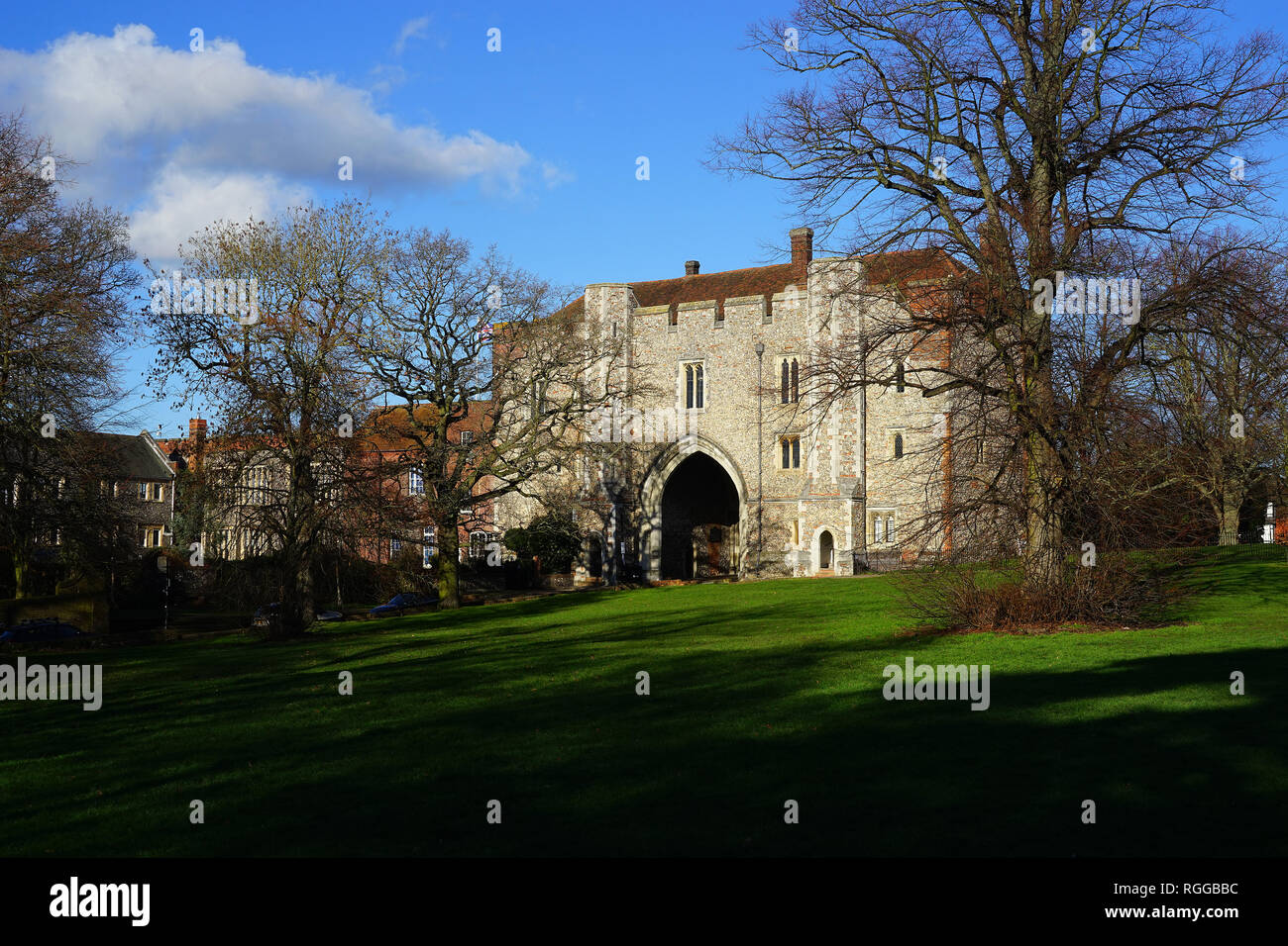 Abbaye gatehouse st albans Banque de photographies et d’images à haute ...