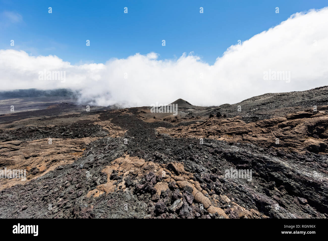 Le Parc National de la réunion, volcan bouclier, Piton de la Fournaise ...
