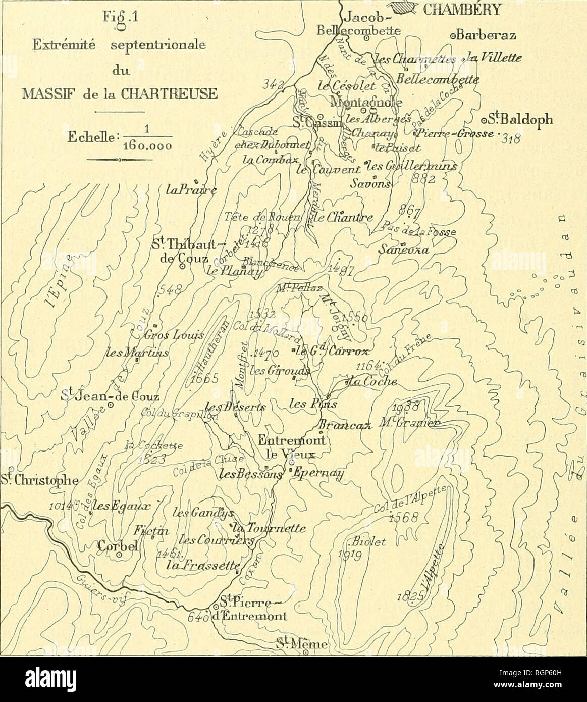Massif De La Chartreuse Banque d'image et photos - Alamy
