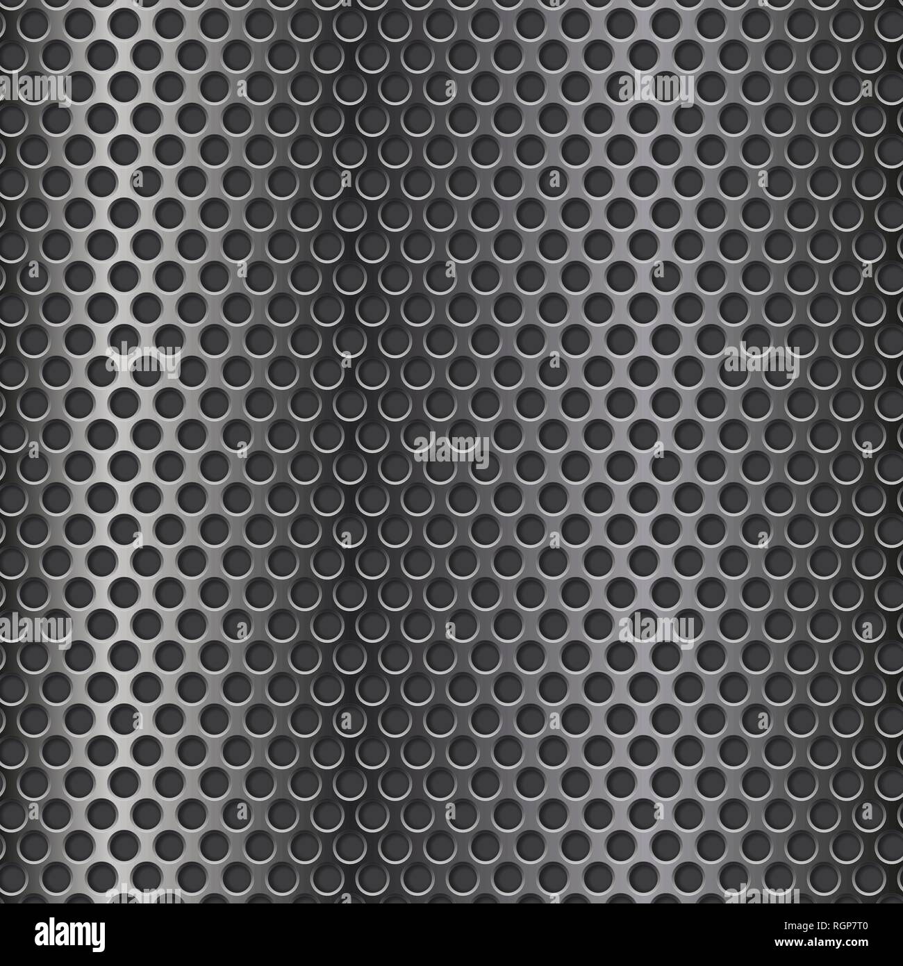 Metallic grid Banque d'images vectorielles - Alamy