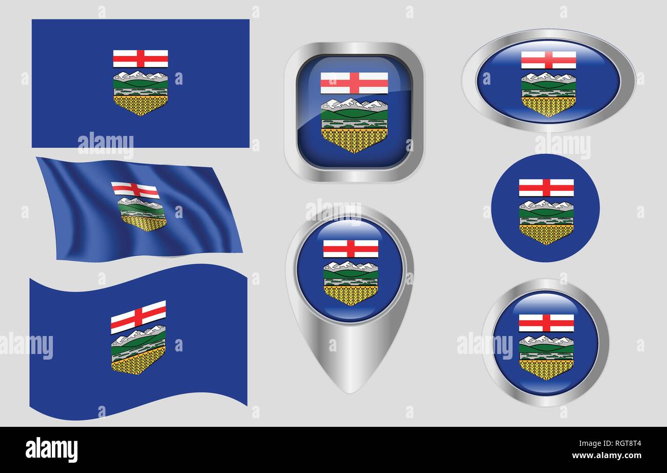 Drapeau vectoriel de l'alberta Banque de photographies et d’images à ...