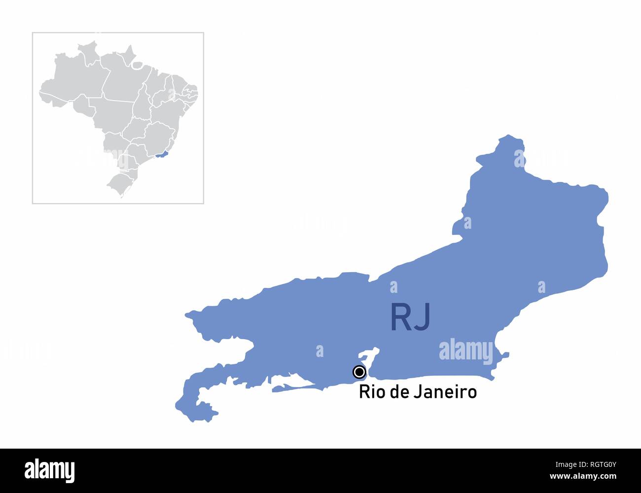 Carte de rio de janeiro Banque d'images vectorielles - Page 2 - Alamy