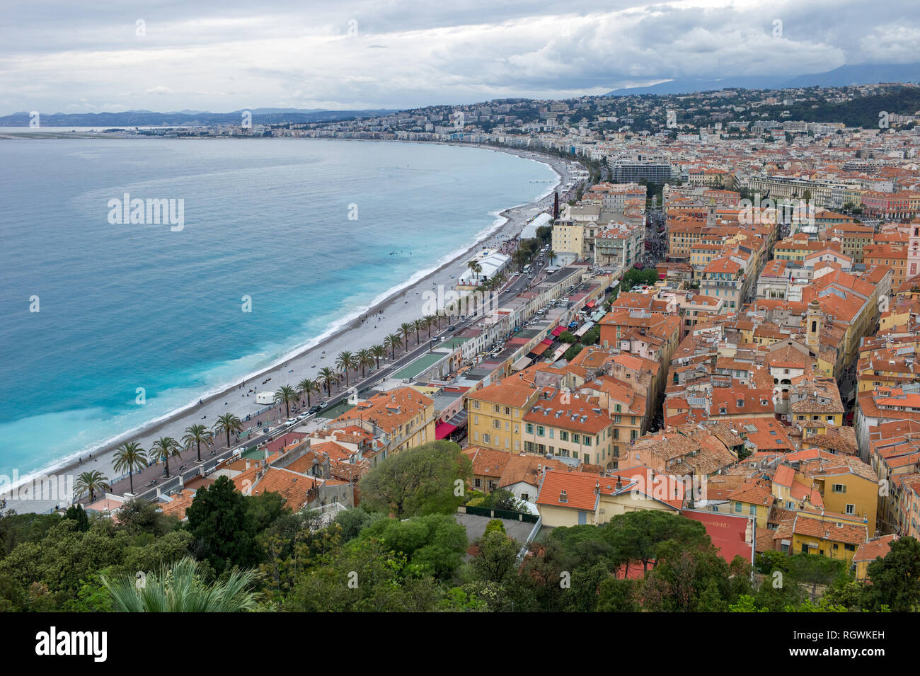 Baie des anges nice Banque de photographies et d’images à haute ...