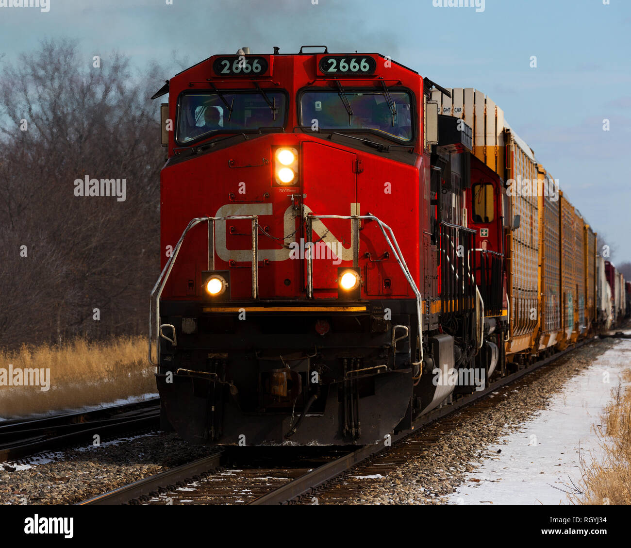Canadian national railway Banque de photographies et d’images à haute ...