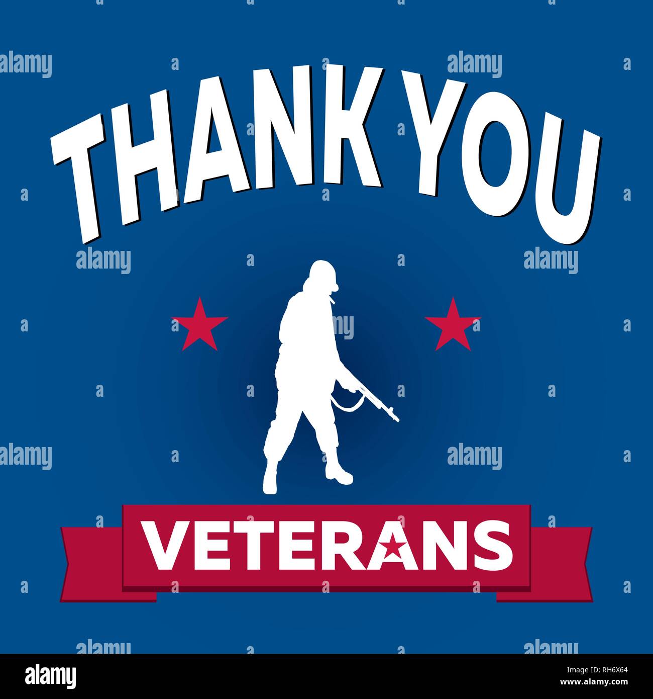 Militaire patriotique Banque d'images vectorielles - Alamy