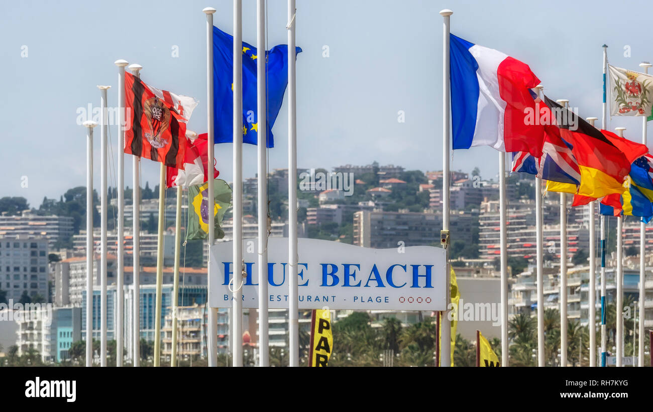 Flag of nice Banque de photographies et d’images à haute résolution - Alamy
