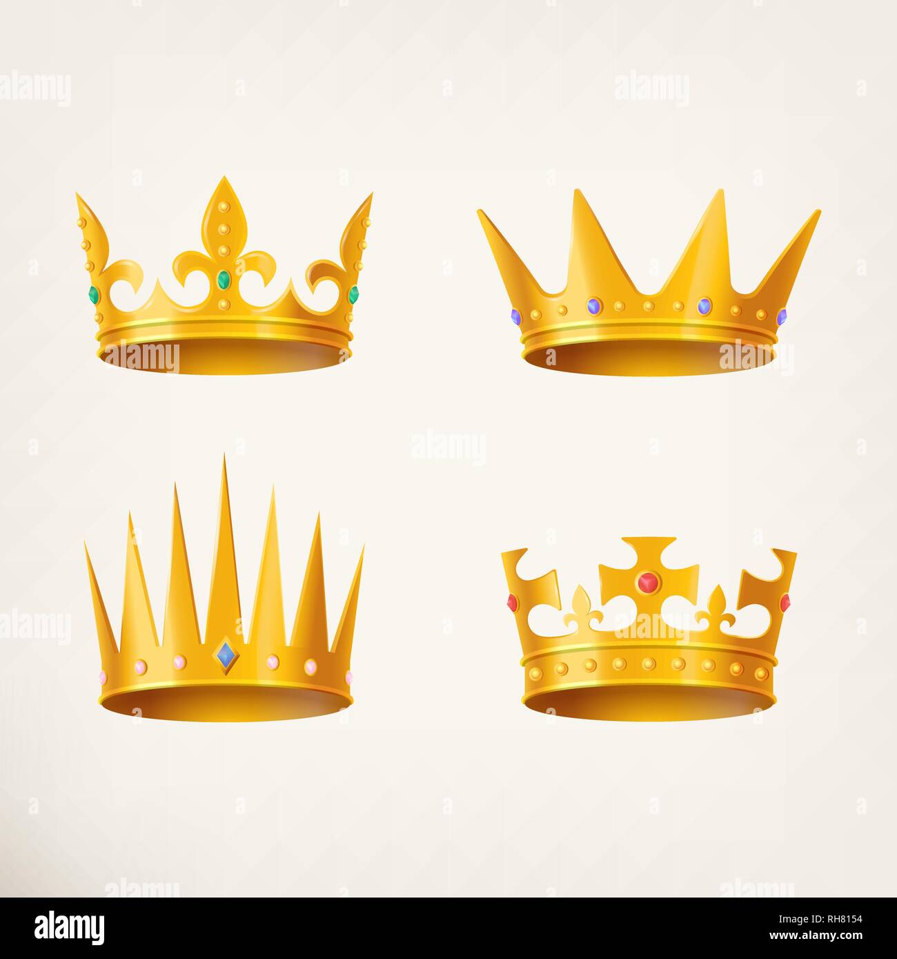 King and queen crowns Banque d'image et photos - Alamy