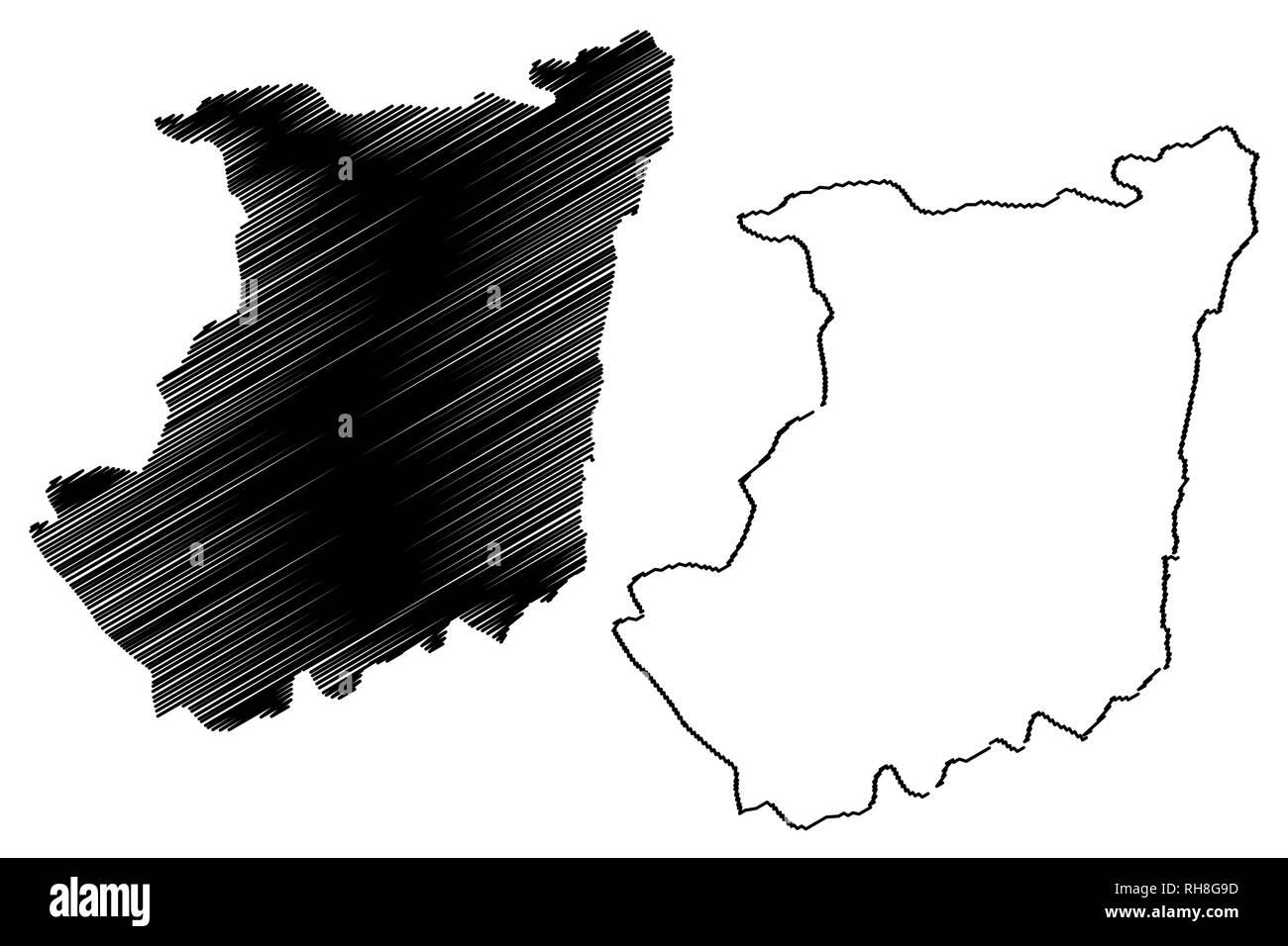 La Province du Nord Kivu (République démocratique du Congo, RD Congo ...