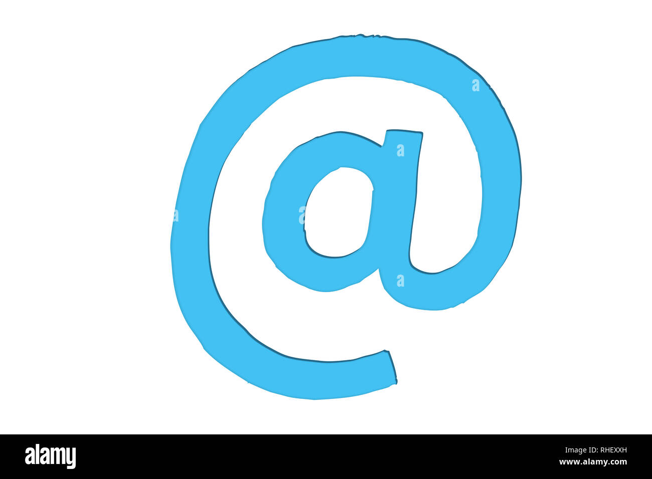 À l'icône courrier ou e-mail mark signe symbole dans la conception ...