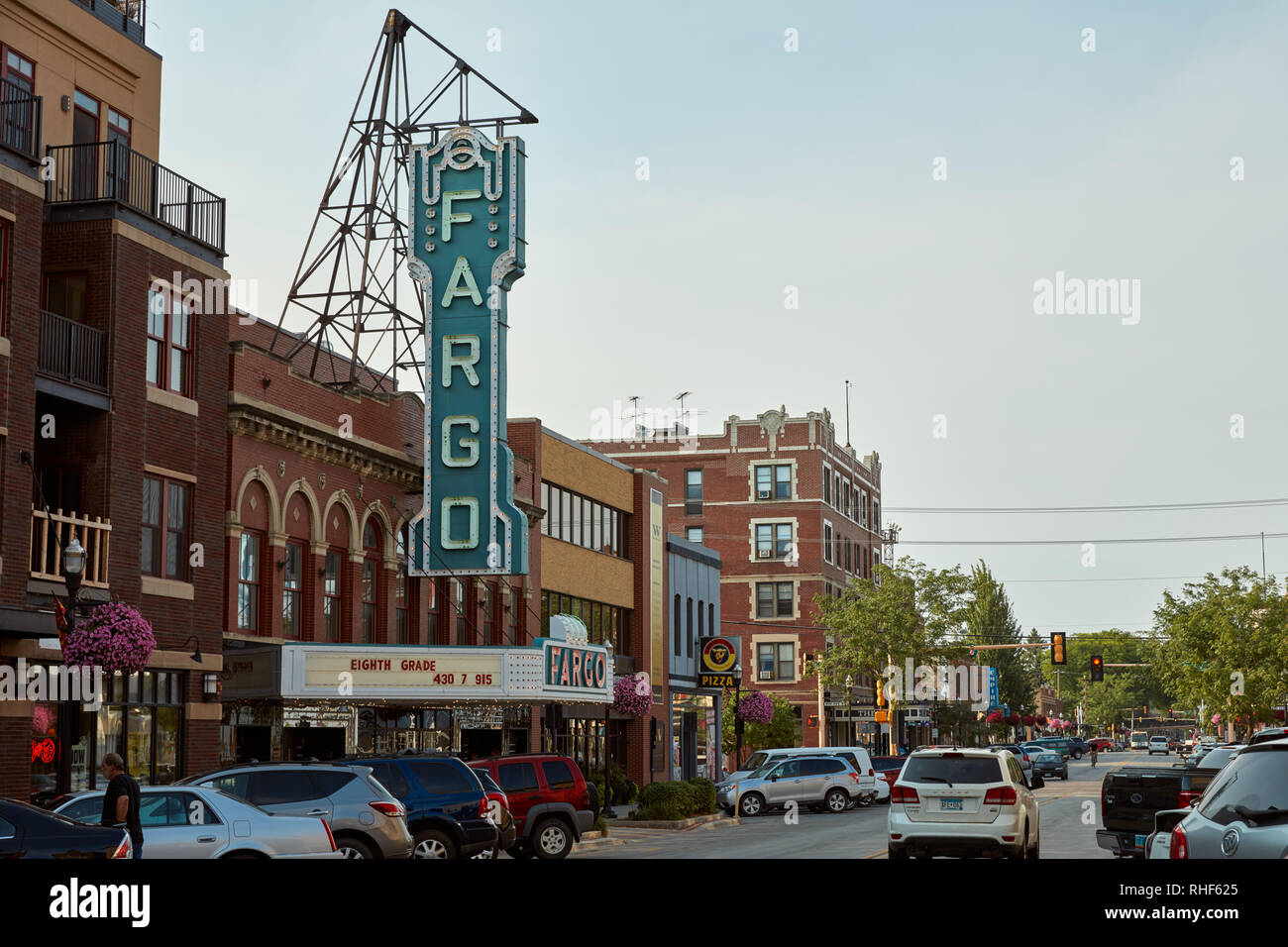 Centre Ville De Fargo Nord Dakota Banque d'image et photos - Alamy