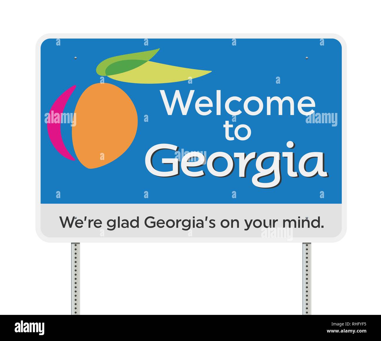 Symbole de bienvenue Banque d'images vectorielles - Alamy