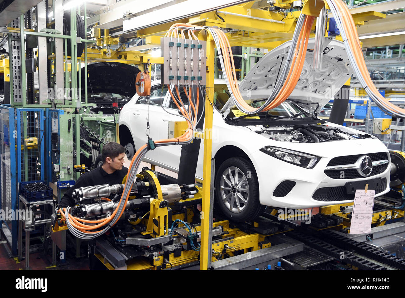 Rastatt, Allemagne. Le 04 février, 2019. Chez Daimler AG a l'usine de ...
