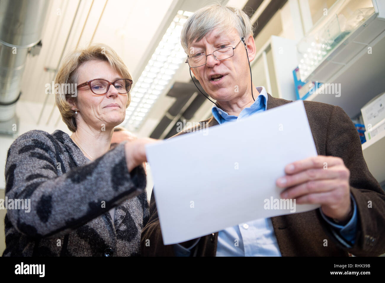 04 février 2019, Bade-Wurtemberg, Heidelberg : Anja Karliczek (CDU ...