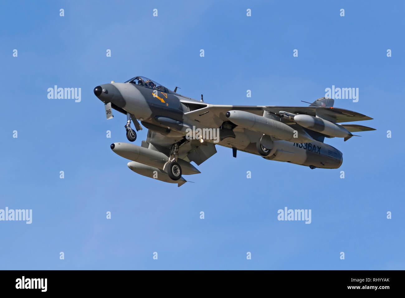 Hawker hunter mk 58 Banque de photographies et d’images à haute ...