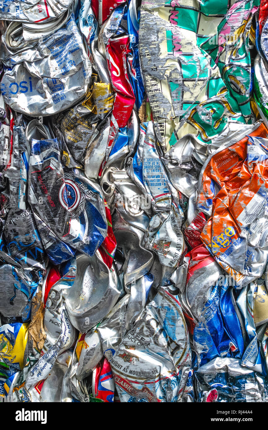 Recyclage de l'aluminium Banque de photographies et d’images à haute ...