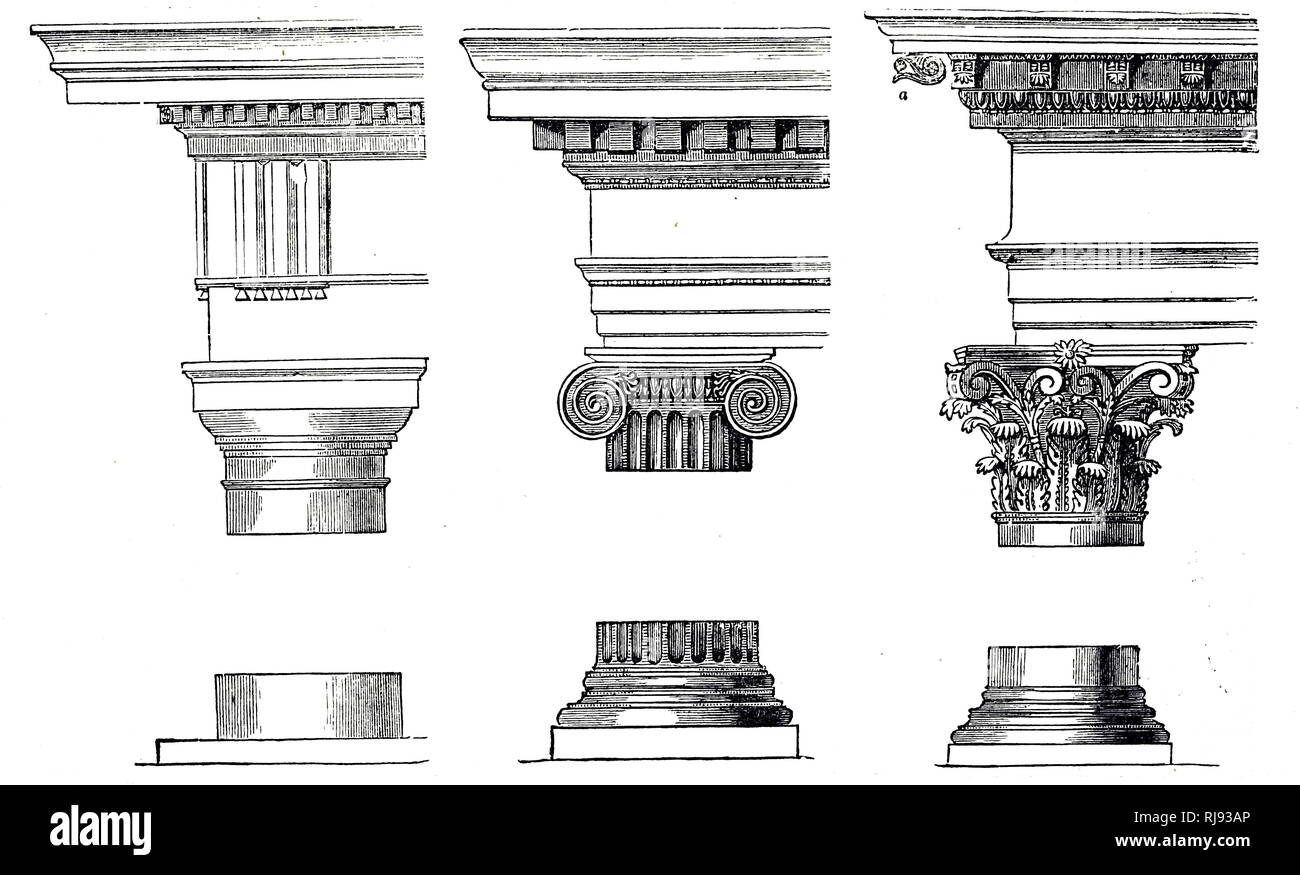 Colonne corinthienne gauche Banque de photographies et d’images à haute ...