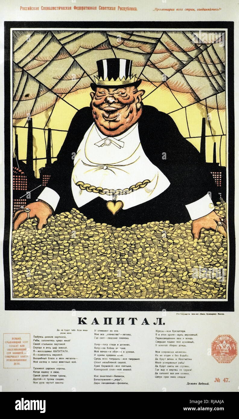 Soviet anticapitaliste propaganda Banque de photographies et d’images à ...