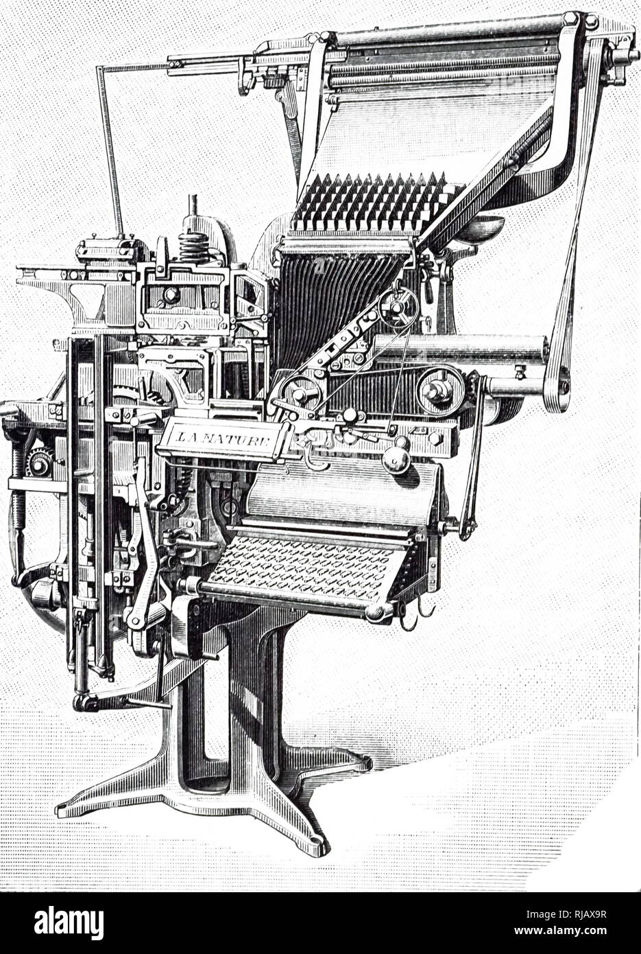 Machine de composition de linotype Banque de photographies et d’images ...