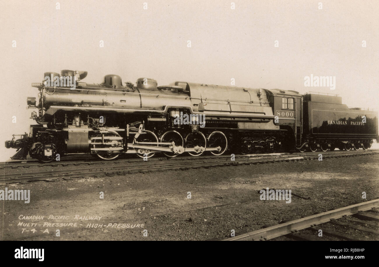 Canadian pacific railway locomotive Banque de photographies et d’images ...