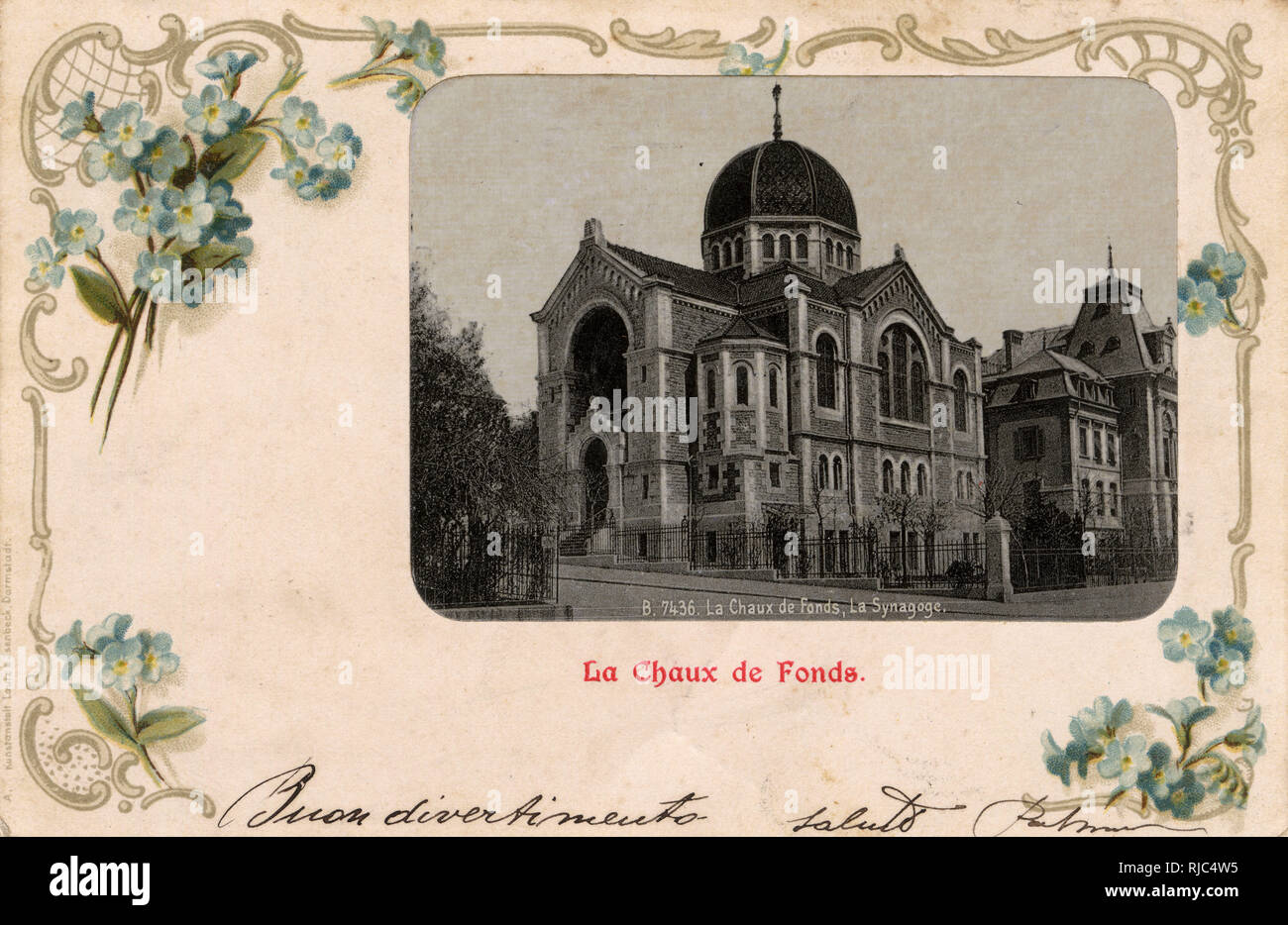 Suisse - la Chaux-de-Fonds - Neuchâtel - la Synagogue Photo Stock - Alamy