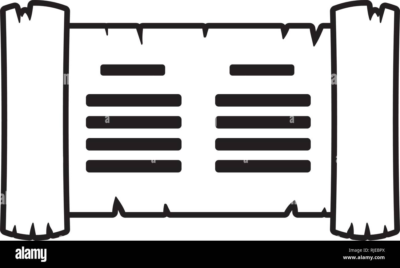 Parchemin ancien cartoon Image Vectorielle Stock - Alamy