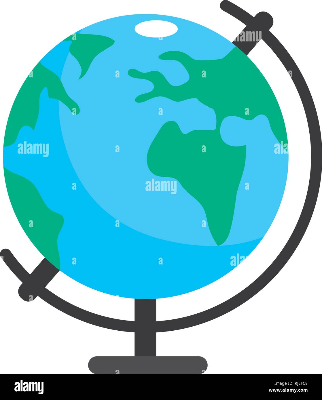 Carte du monde cartoon Image Vectorielle Stock - Alamy