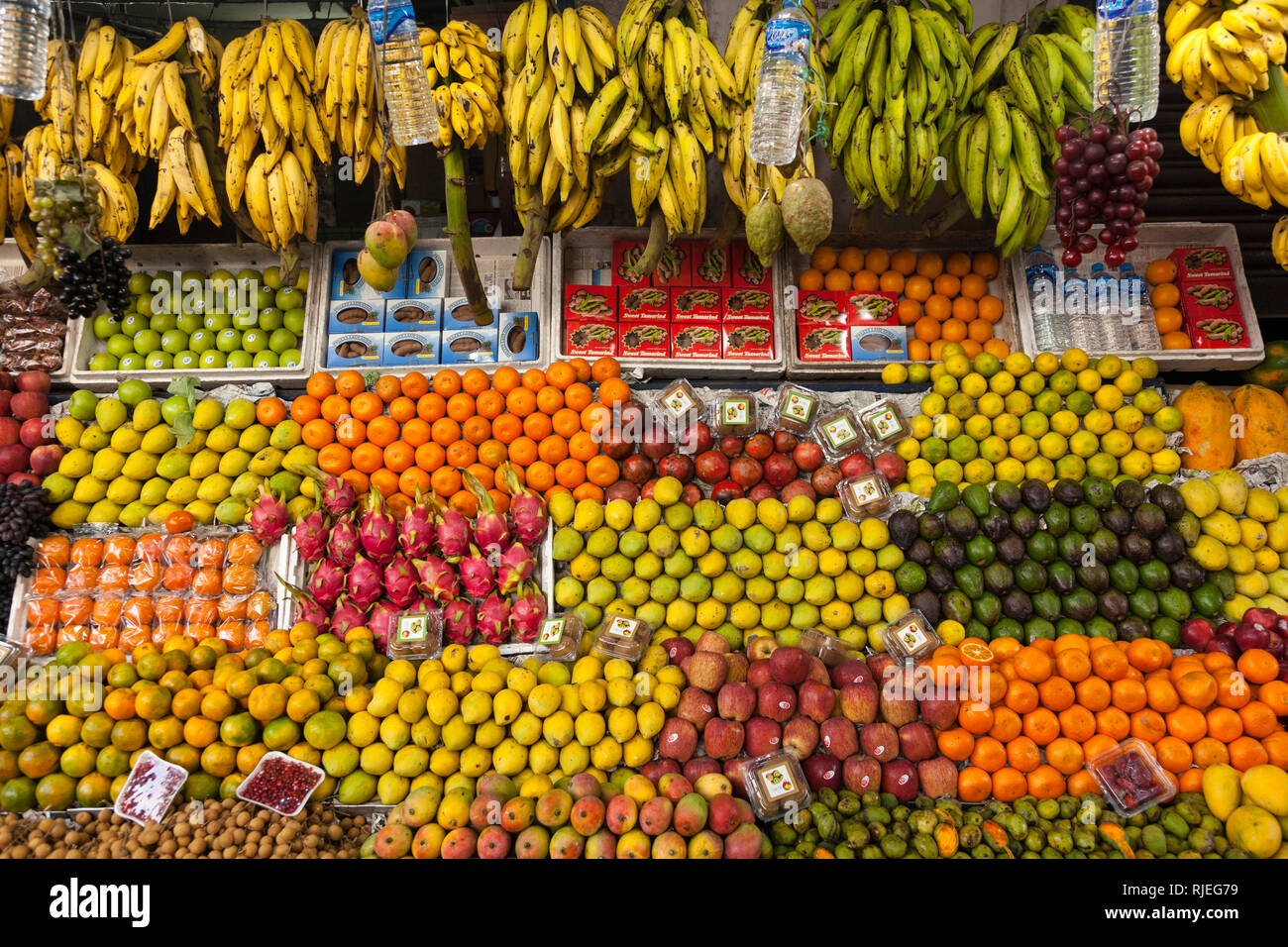 Kerala fruit market Banque de photographies et d’images à haute ...