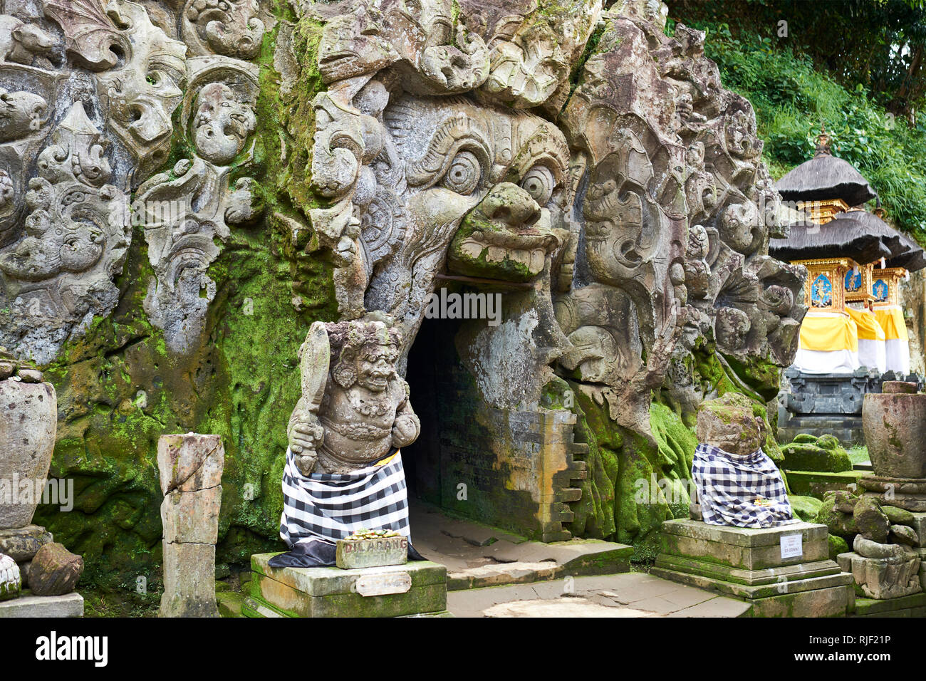 Goa gajah the elephant cave temple Banque de photographies et d’images ...