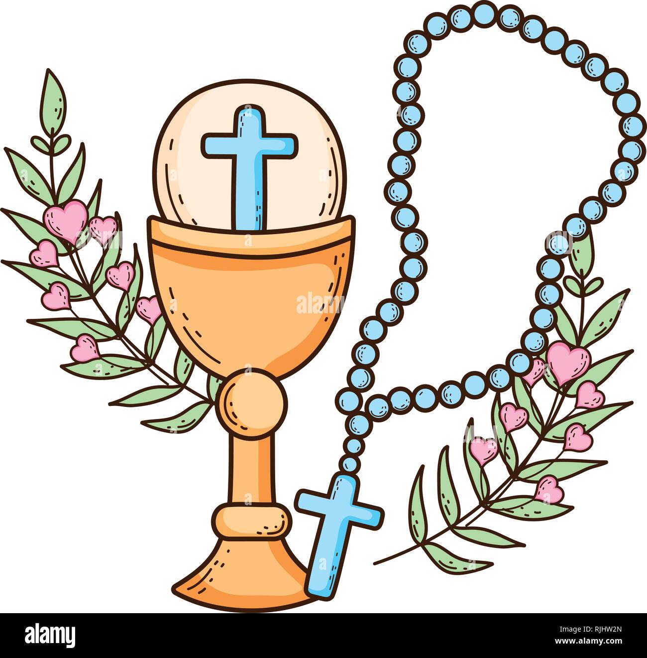 Autel du chapelet Banque d'images vectorielles - Alamy