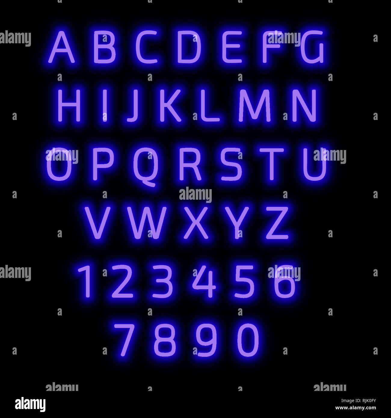 Numbers letter letters alphabet decoration Banque d'images vectorielles ...