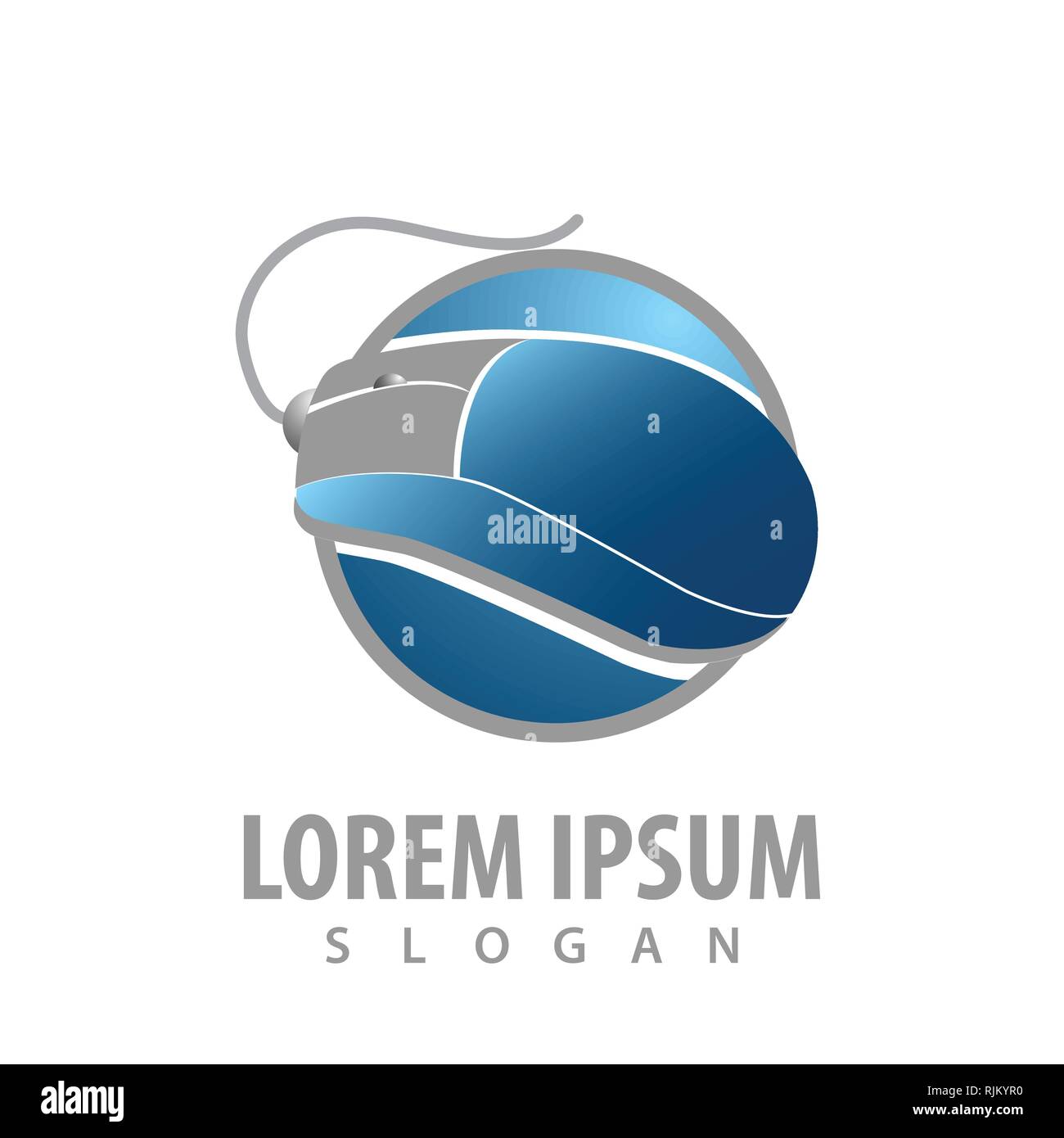 Logo Souris ordinateur concept design. Modèle de graphique vectoriel de ...