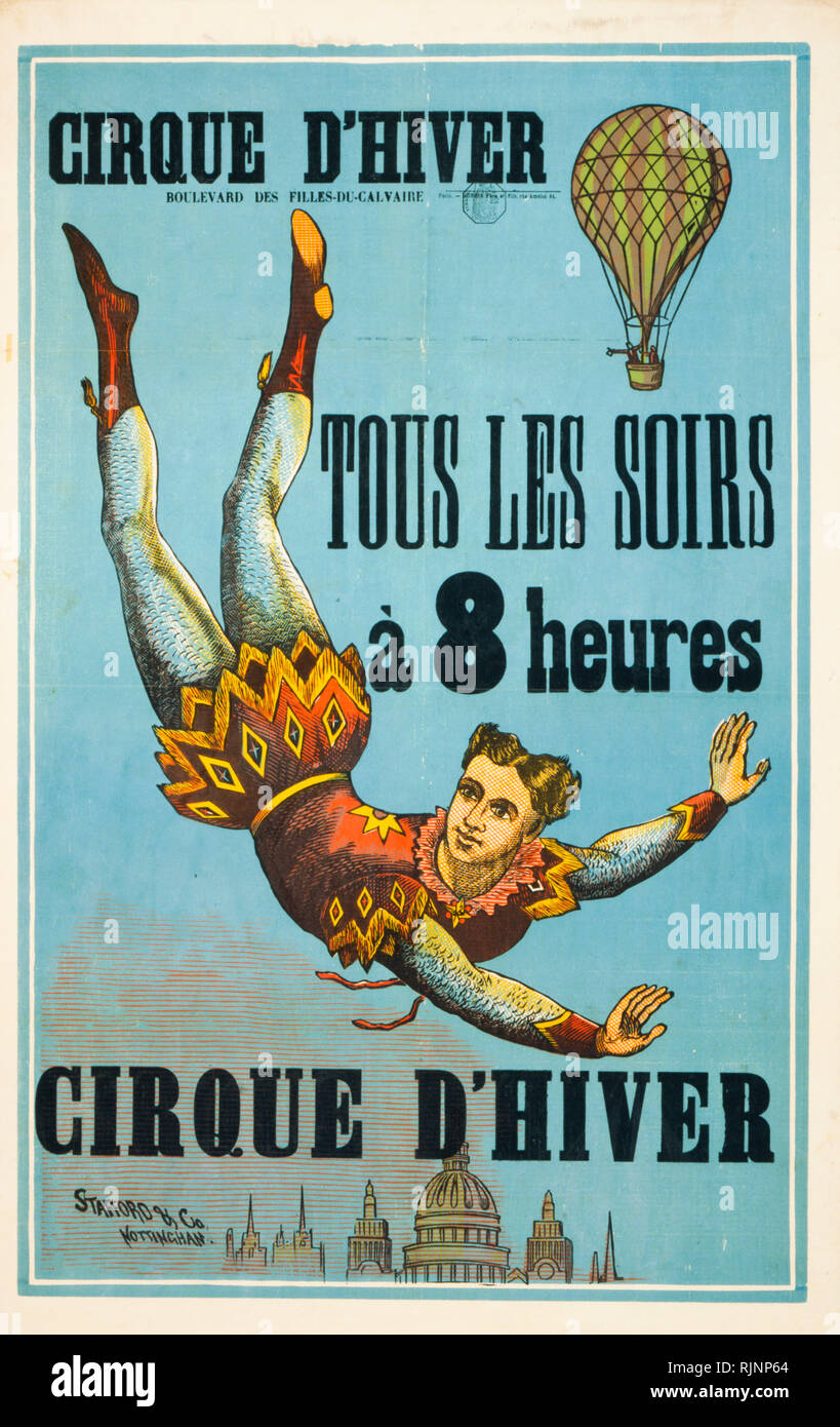 Cirque dhiver poster Banque de photographies et d’images à haute ...