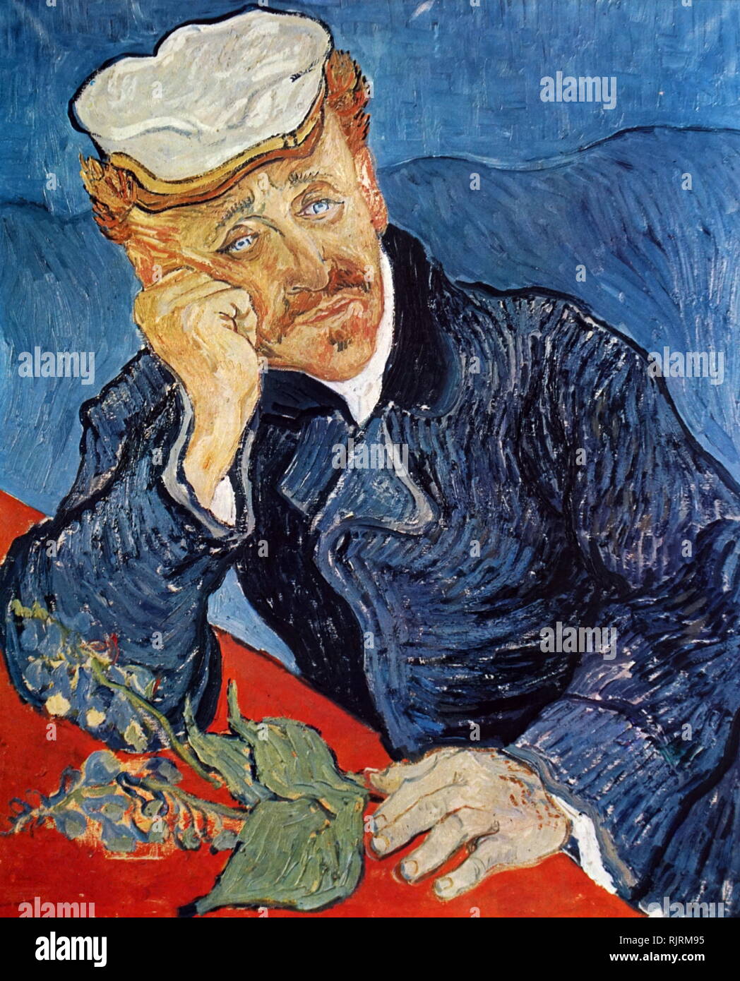 Portrait du docteur gachet 1890 vincent van gogh Banque de ...