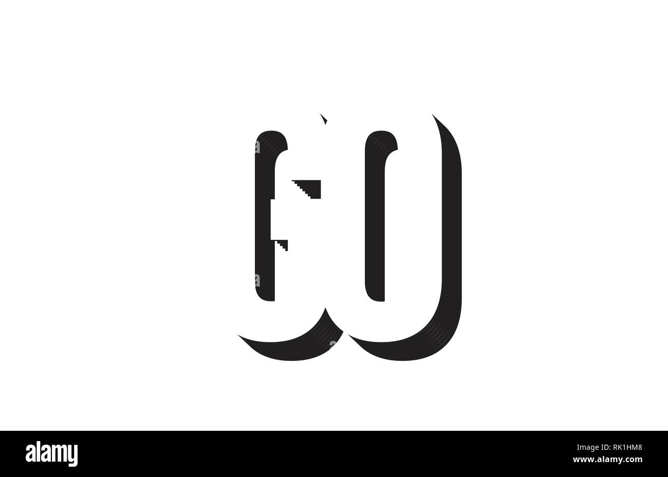 Aller lettre logo Banque d'images noir et blanc - Page 2 - Alamy