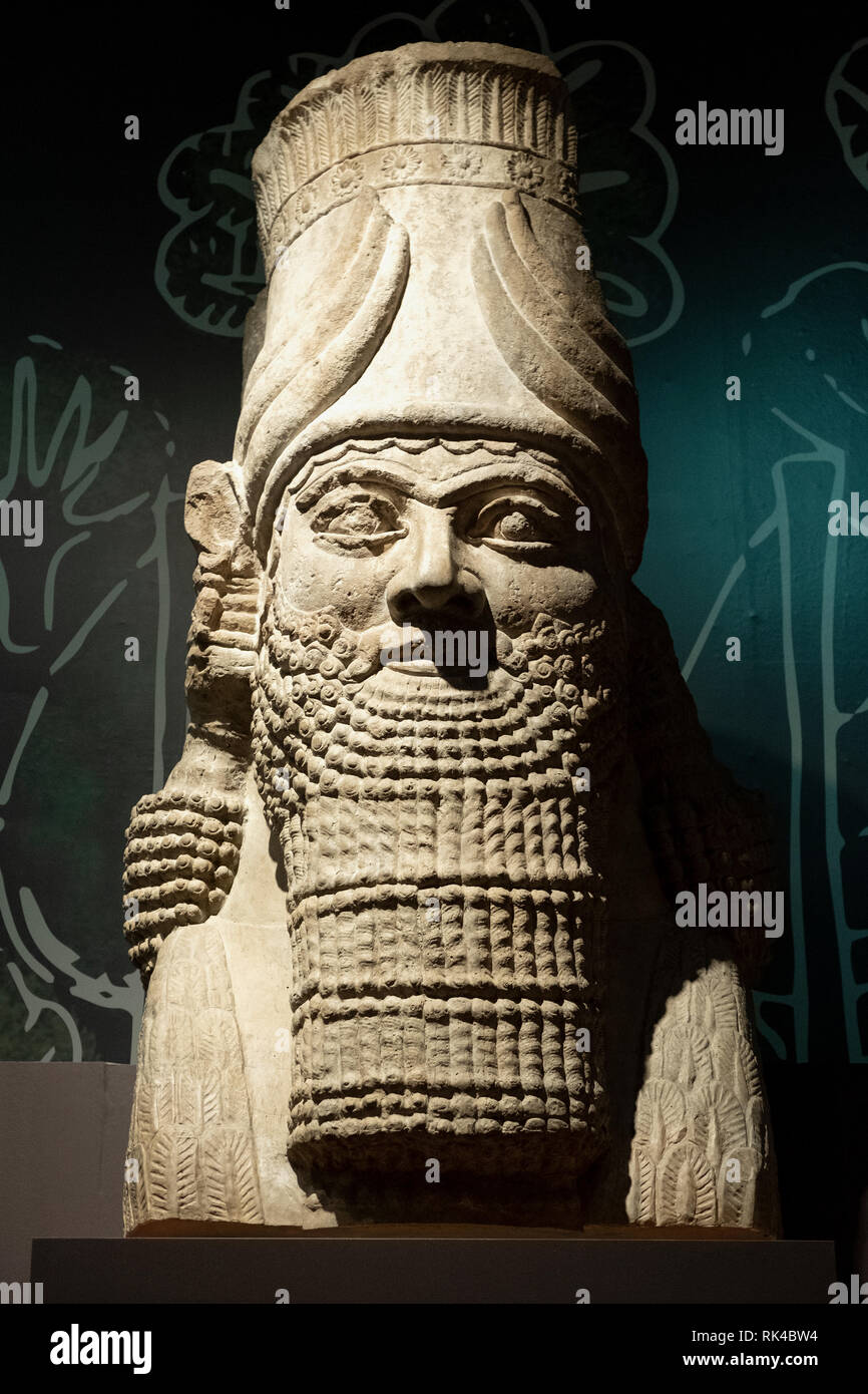 Londres, Angleterre / ROYAUME-UNI - 2019/01/28 : l'ancienne Assyrie ...