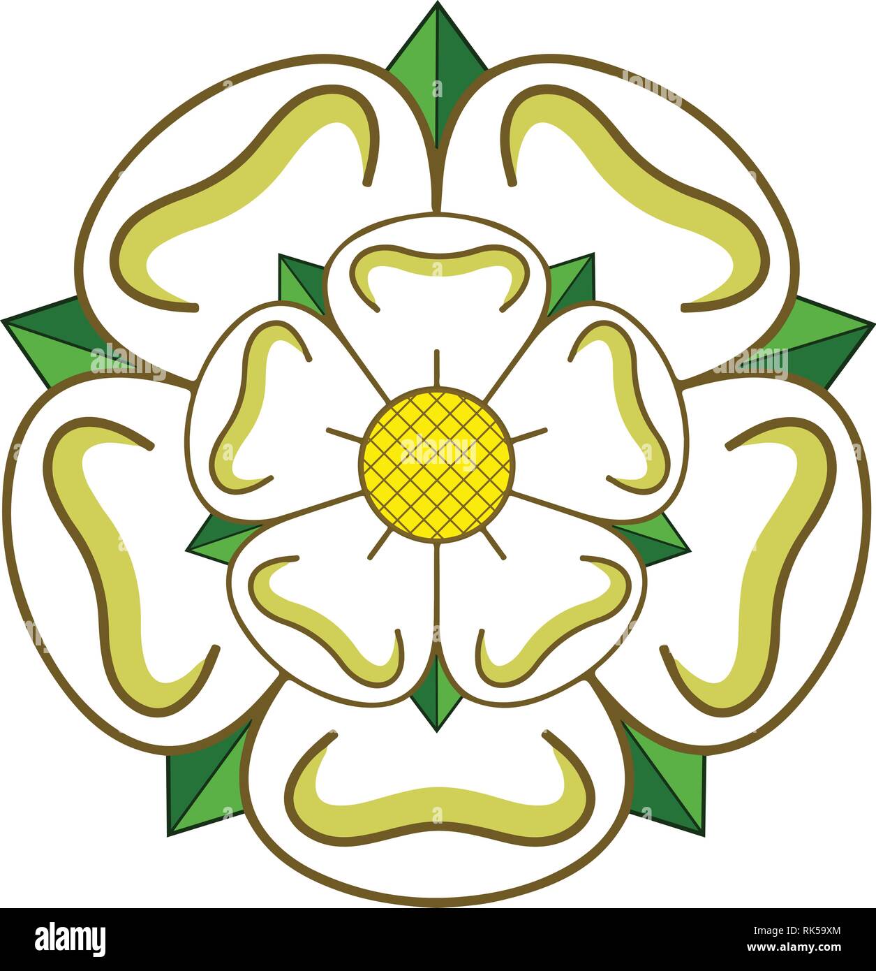 Rose héraldique Banque de photographies et d’images à haute résolution ...