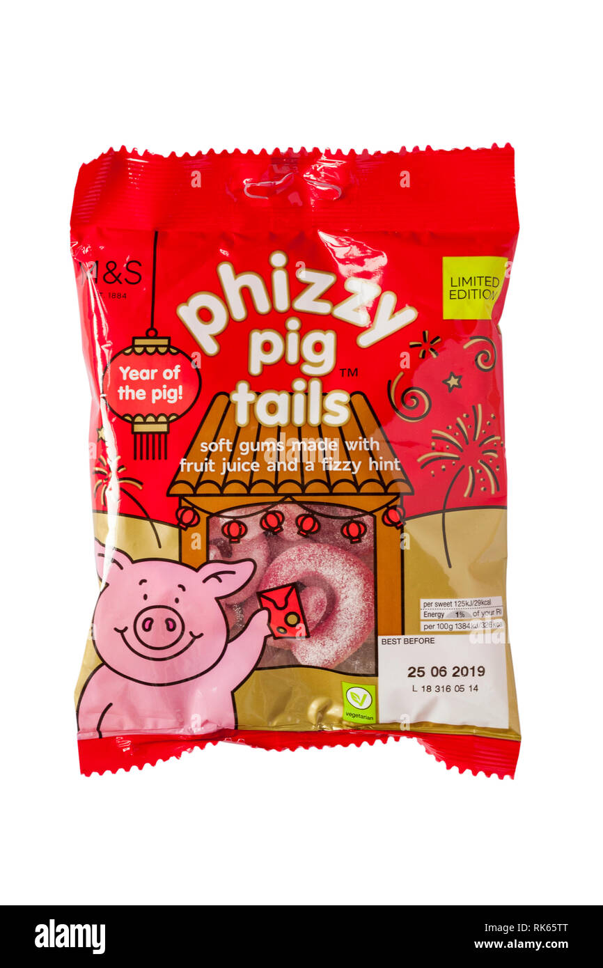 Phizzy pig tails bonbons Banque de photographies et d’images à haute résolution - Alamy