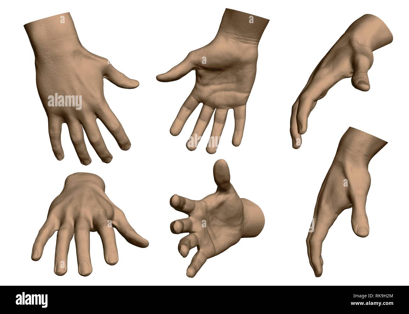 Ensemble avec les mains des hommes. Image main d'hommes réalistes dans ...