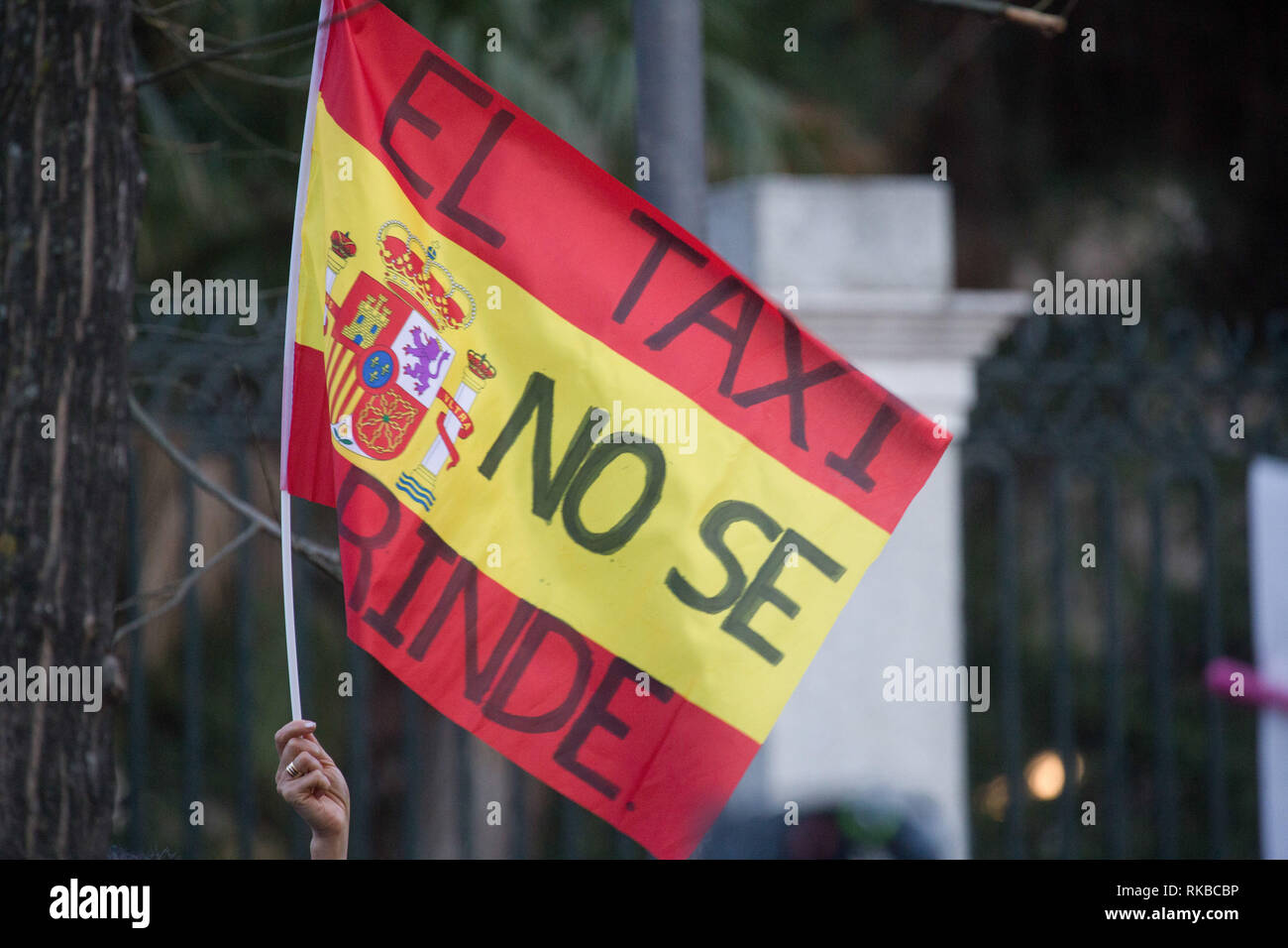 Slogan and taxi Banque de photographies et d’images à haute résolution ...