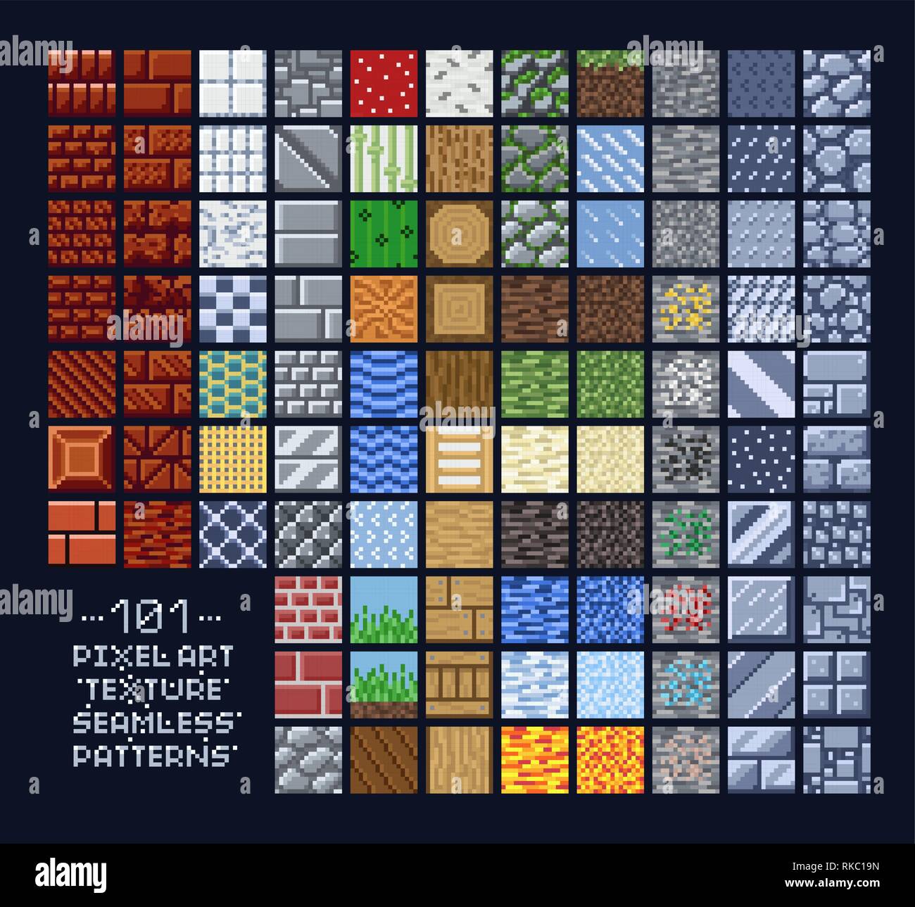 Textures au sol Banque d'images vectorielles - Alamy